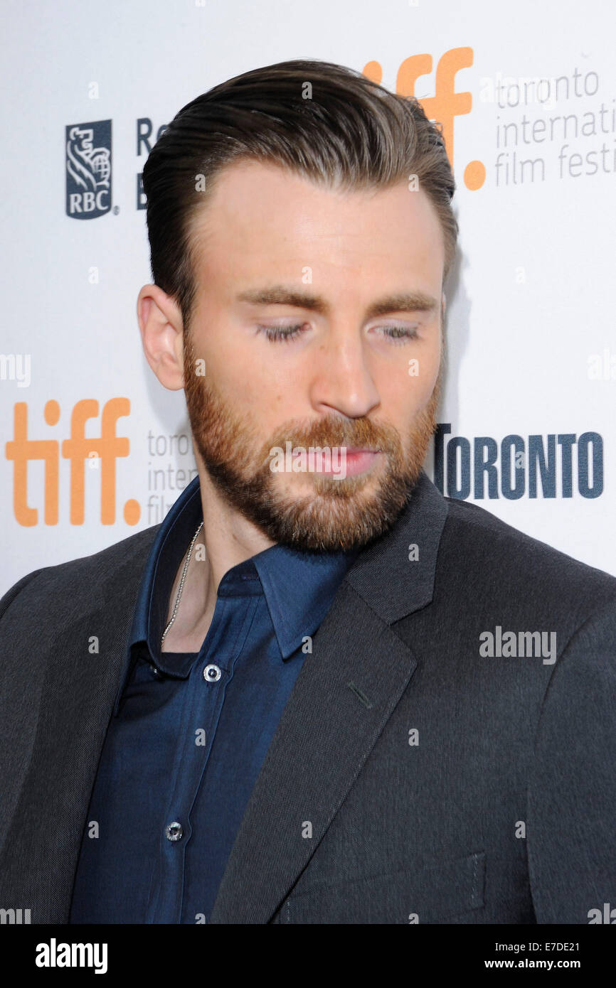 Chris Evans at the 2014 Toronto International Film Festival. TIFF 2014 ...