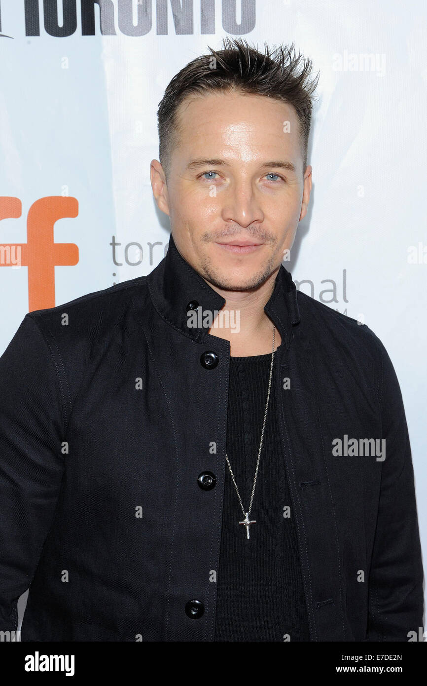 Travis Wade at the 2014 Toronto International Film Festival. TIFF 2014 Stock Photo - Alamy