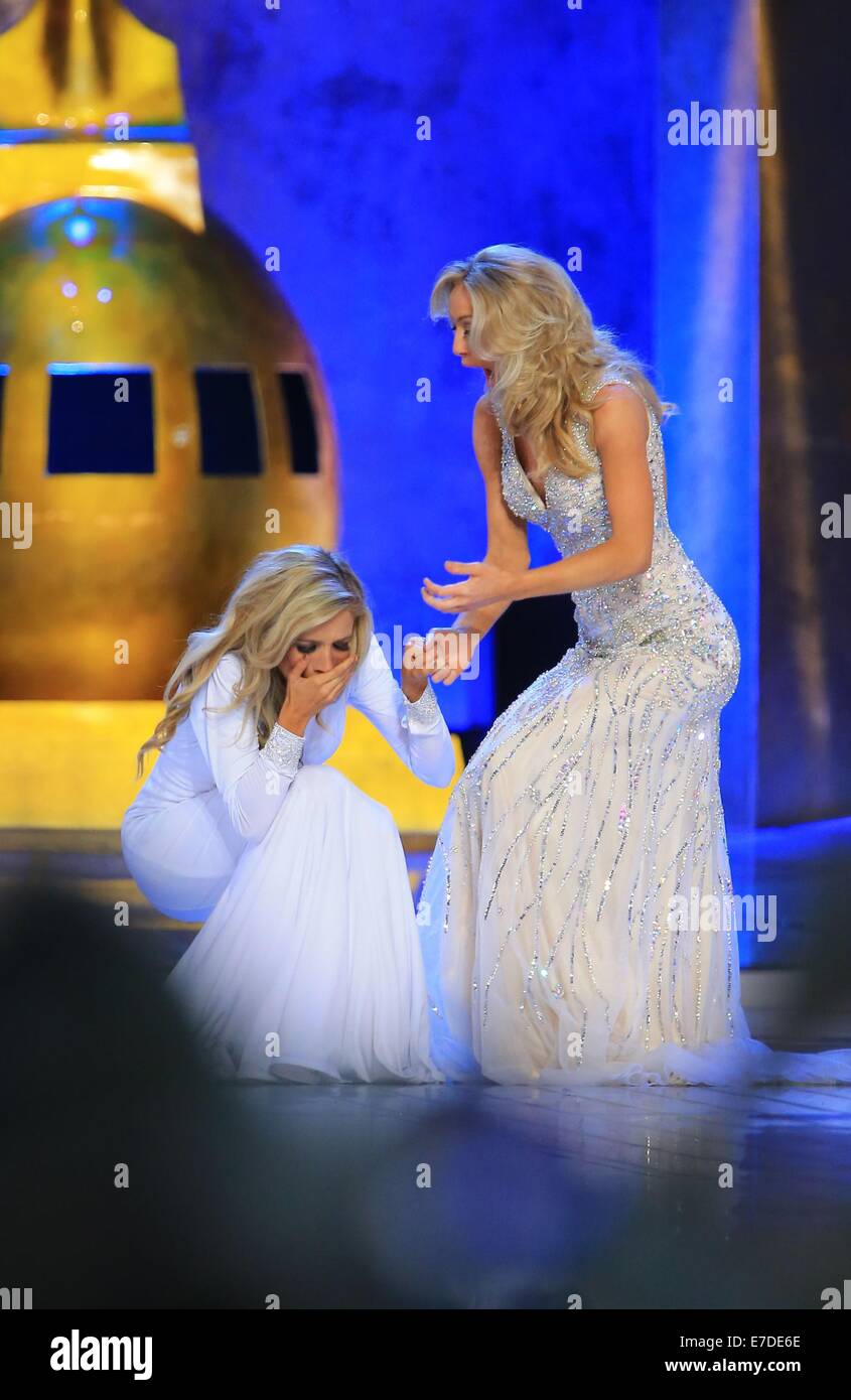 Atlantic City, NJ, USA. 14th Sep, 2014. Miss America, Kira Kazantsev ...