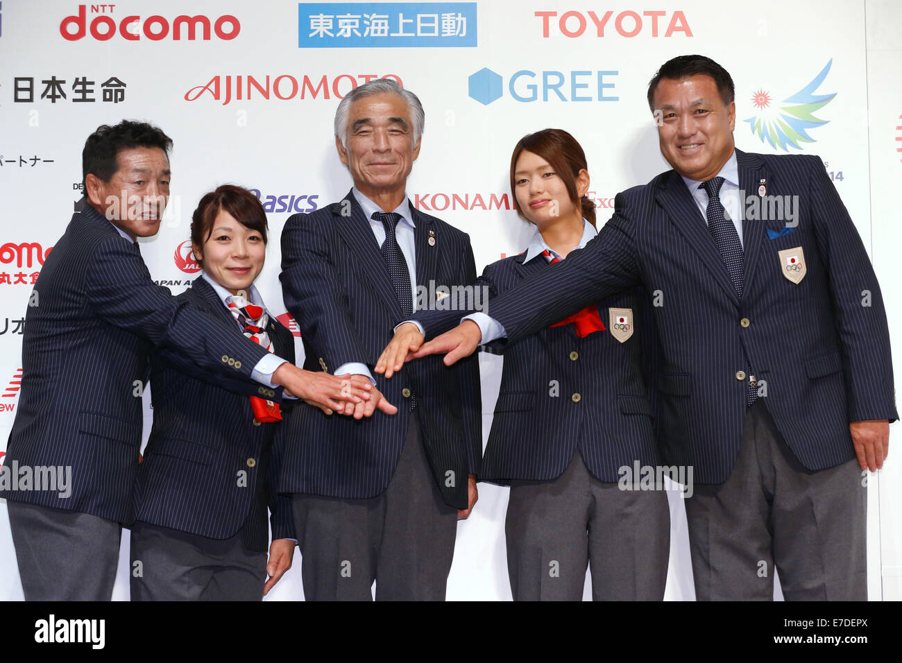 (L to R) Yuji Takada, Hiromi Miyake, Tsuyoshi Aoki, Kaori Kawanaka ...