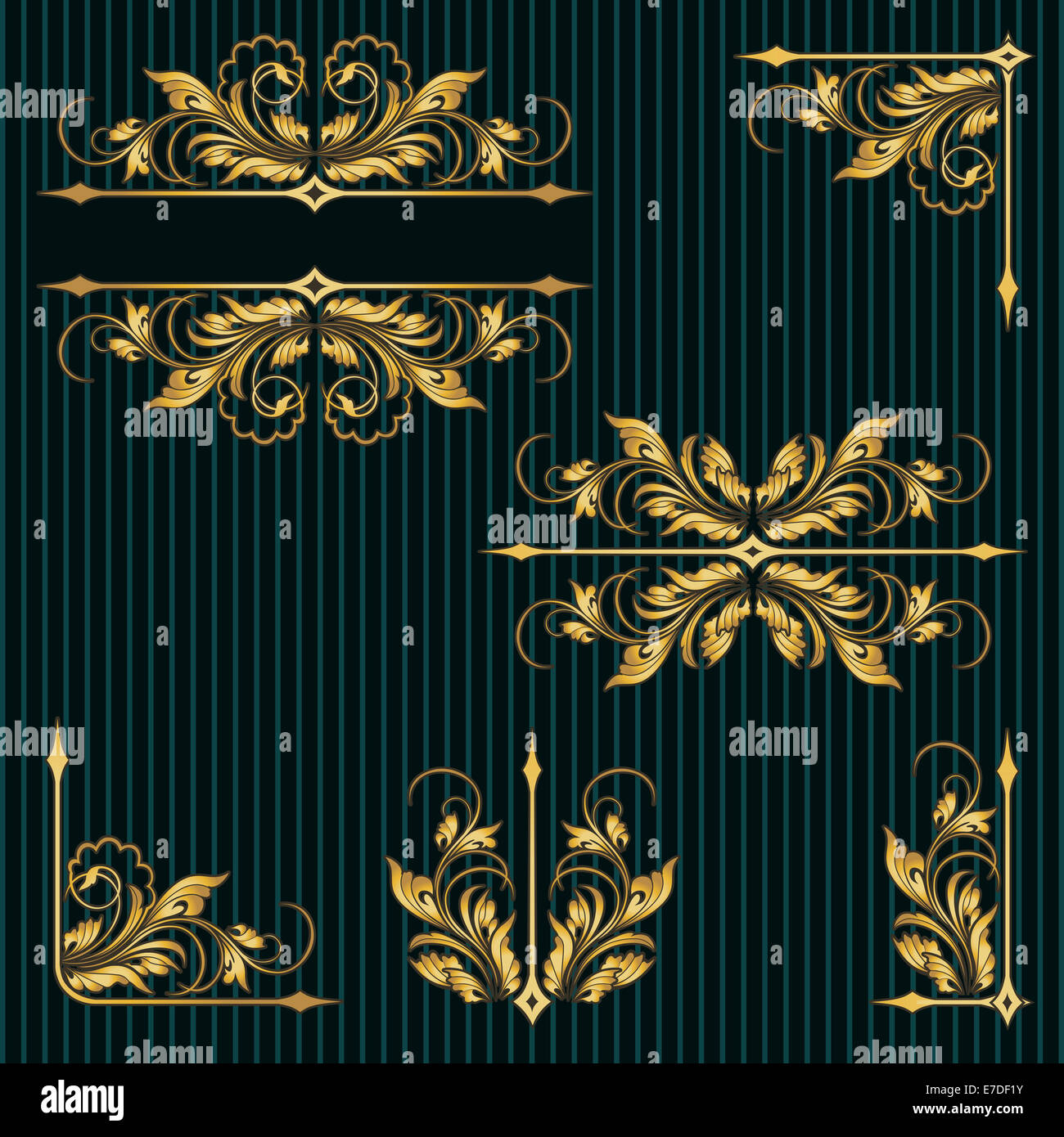 Corner pattern hi-res stock photography and images - Alamy