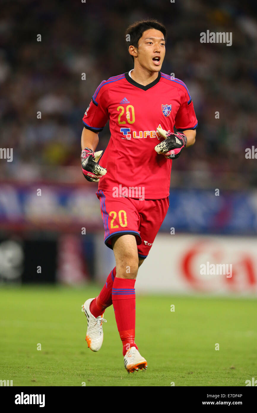 Ajinomoto Stadium, Tokyo, Japan. 13th Sep, 2014. Shuichi Gonda (FC ...