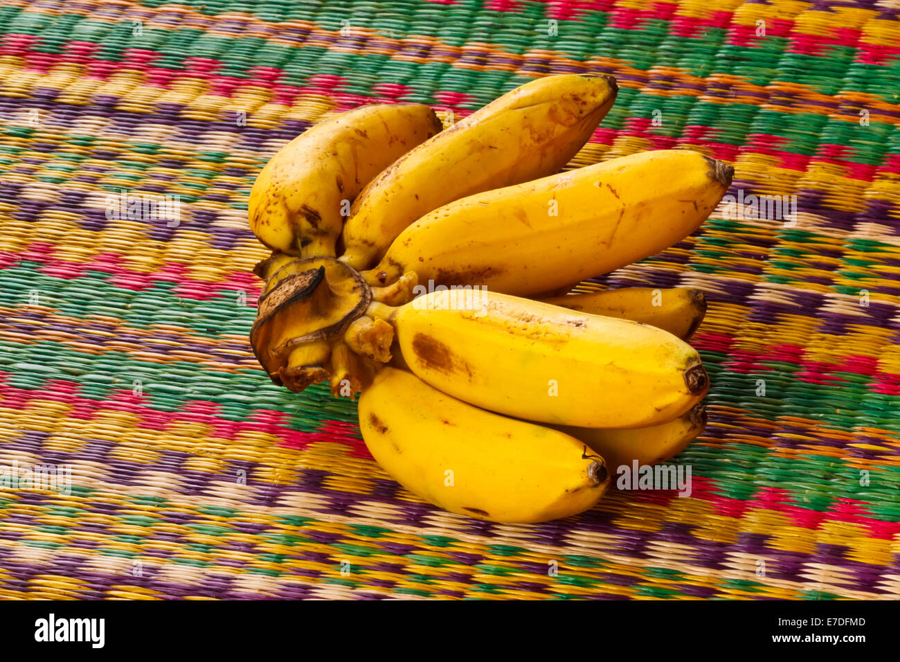 ripe banana on beautiful background Stock Photo - Alamy