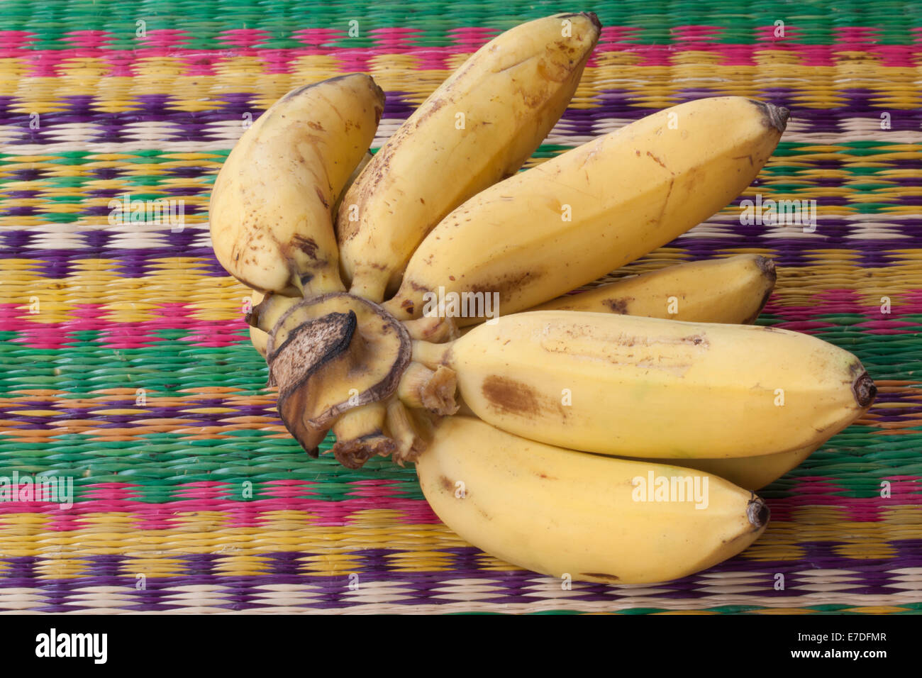 ripe banana on beautiful background Stock Photo - Alamy