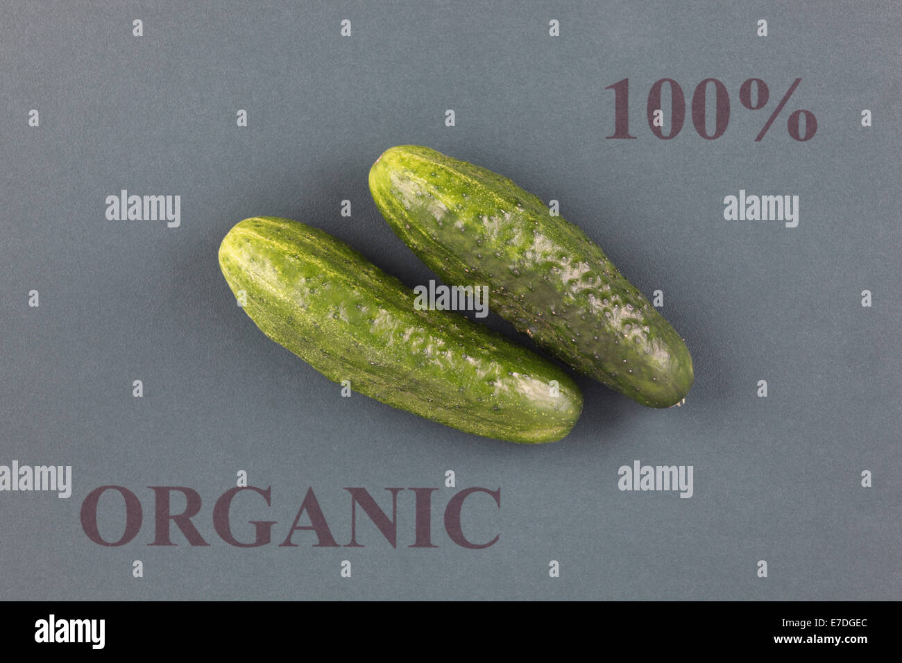 Two Cucumbers. 100% Organic Stock Photo - Alamy