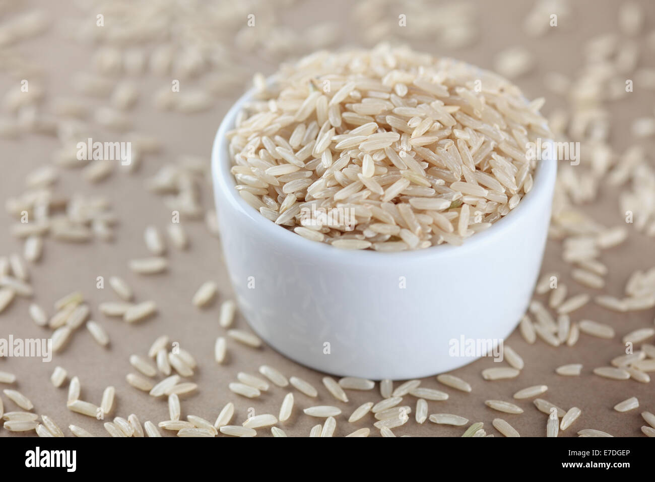 Raw brown rice hi-res stock photography and images - Alamy