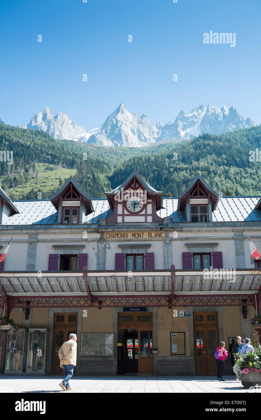 Chamonix Mont Blanc Station Stock Photos & Chamonix Mont Blanc Station ...