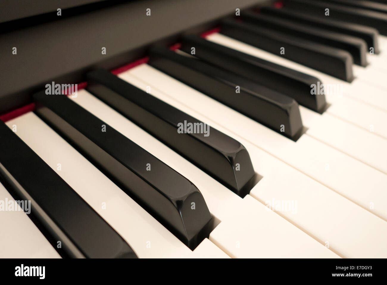 Close-up of piano's keys Stock Photo - Alamy