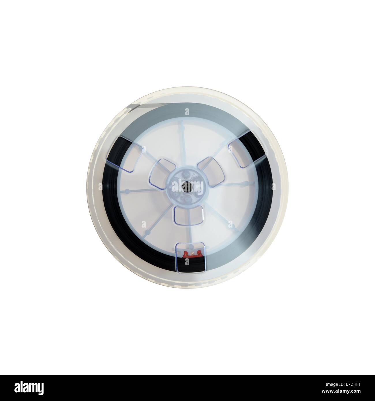 A close up shot of VHS Internal ribbon tape Stock Photo - Alamy