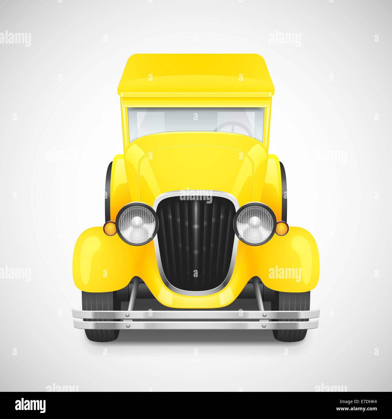 Retro car icon Stock Photo - Alamy