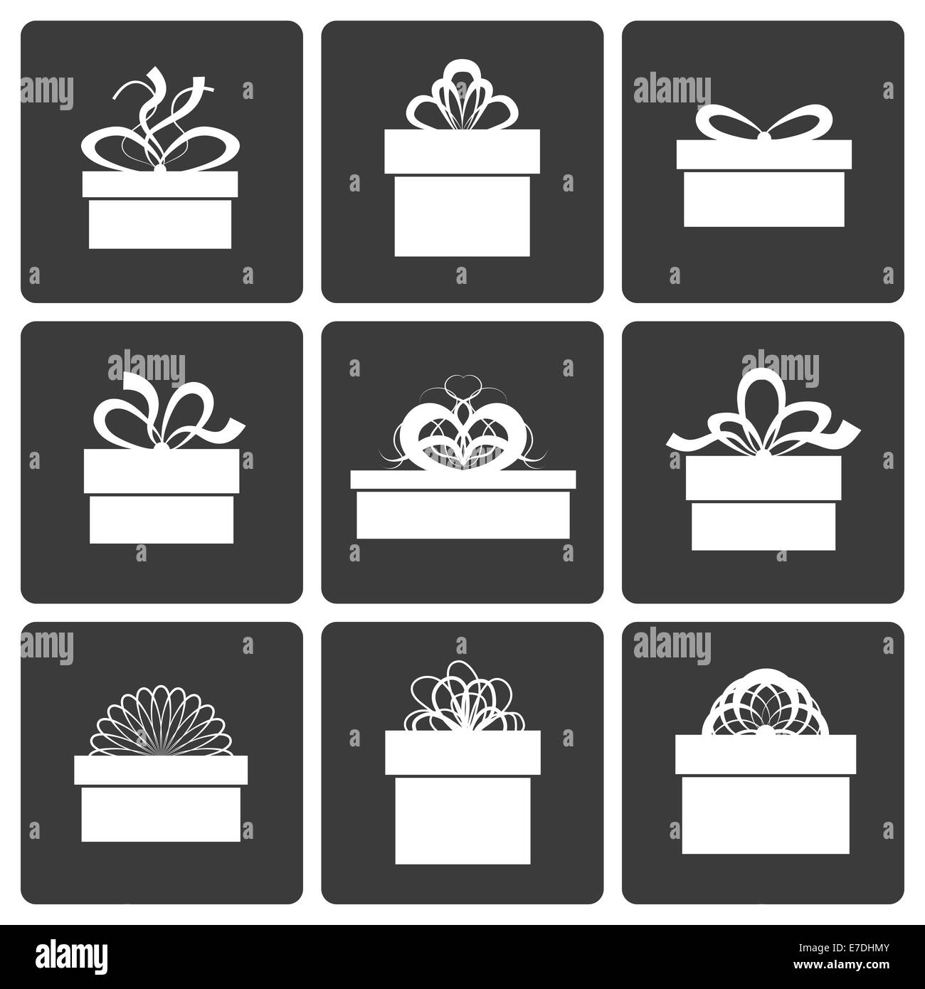 Love pack gift box Black and White Stock Photos & Images - Alamy