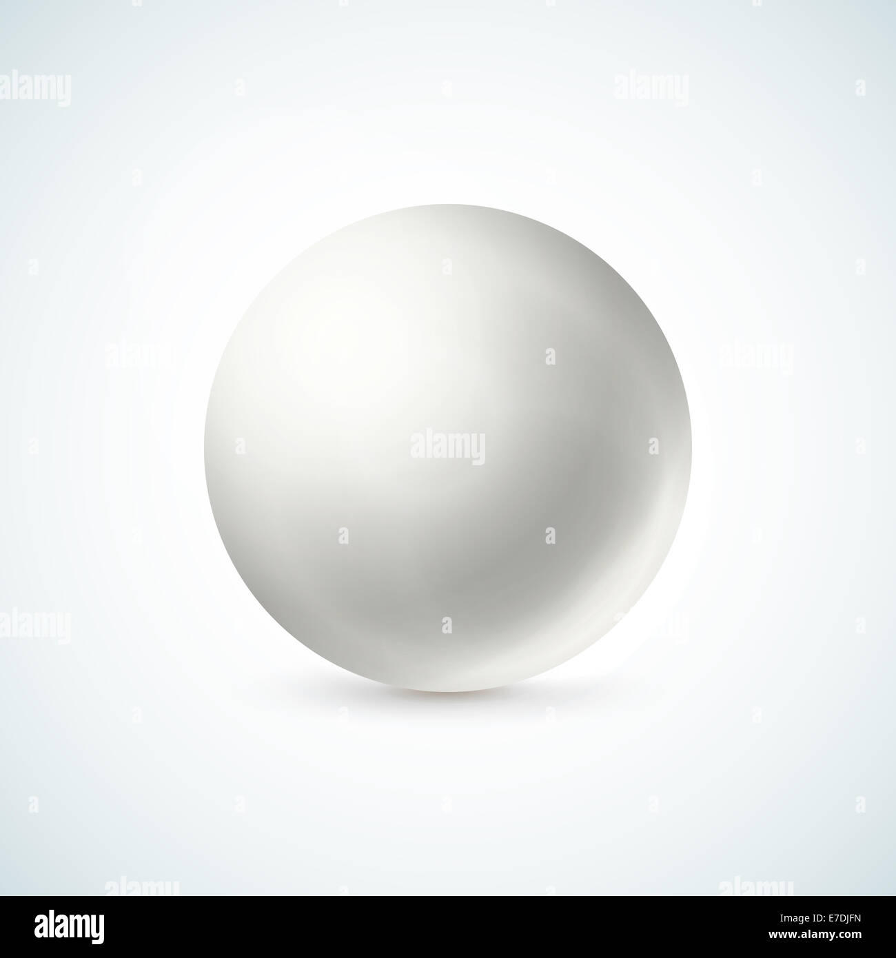White glossy sphere isolated on white Stock Photo - Alamy