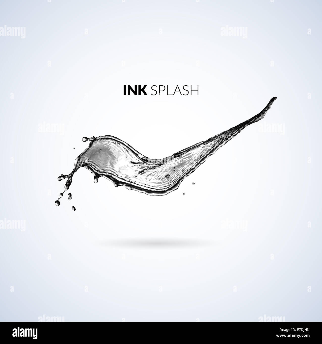 Ink water splash hi-res stock photography and images - Alamy