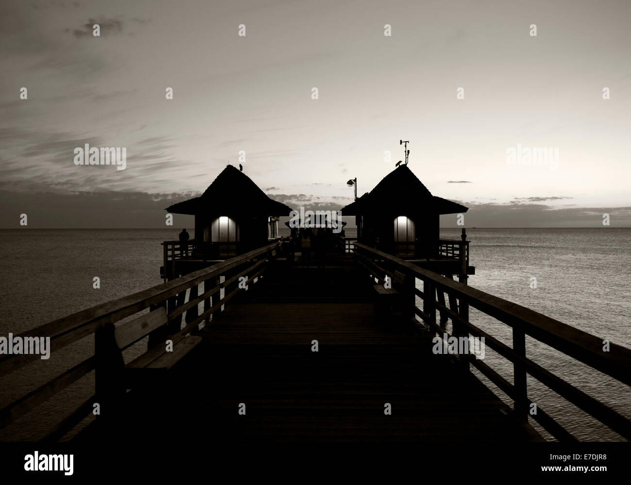 The famous Naples Pier Stock Photo - Alamy