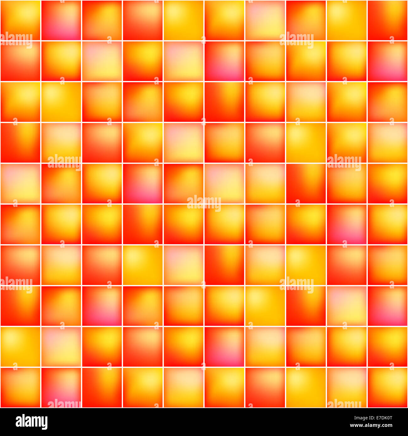 Glossy colorful mosaic square cells grid Stock Photo - Alamy