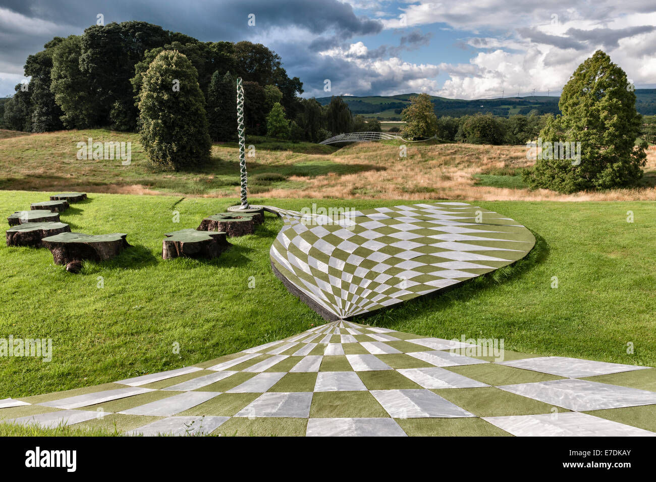 The Garden of Cosmic Speculation, Dumfries, Scotland, Charles Jencks ...