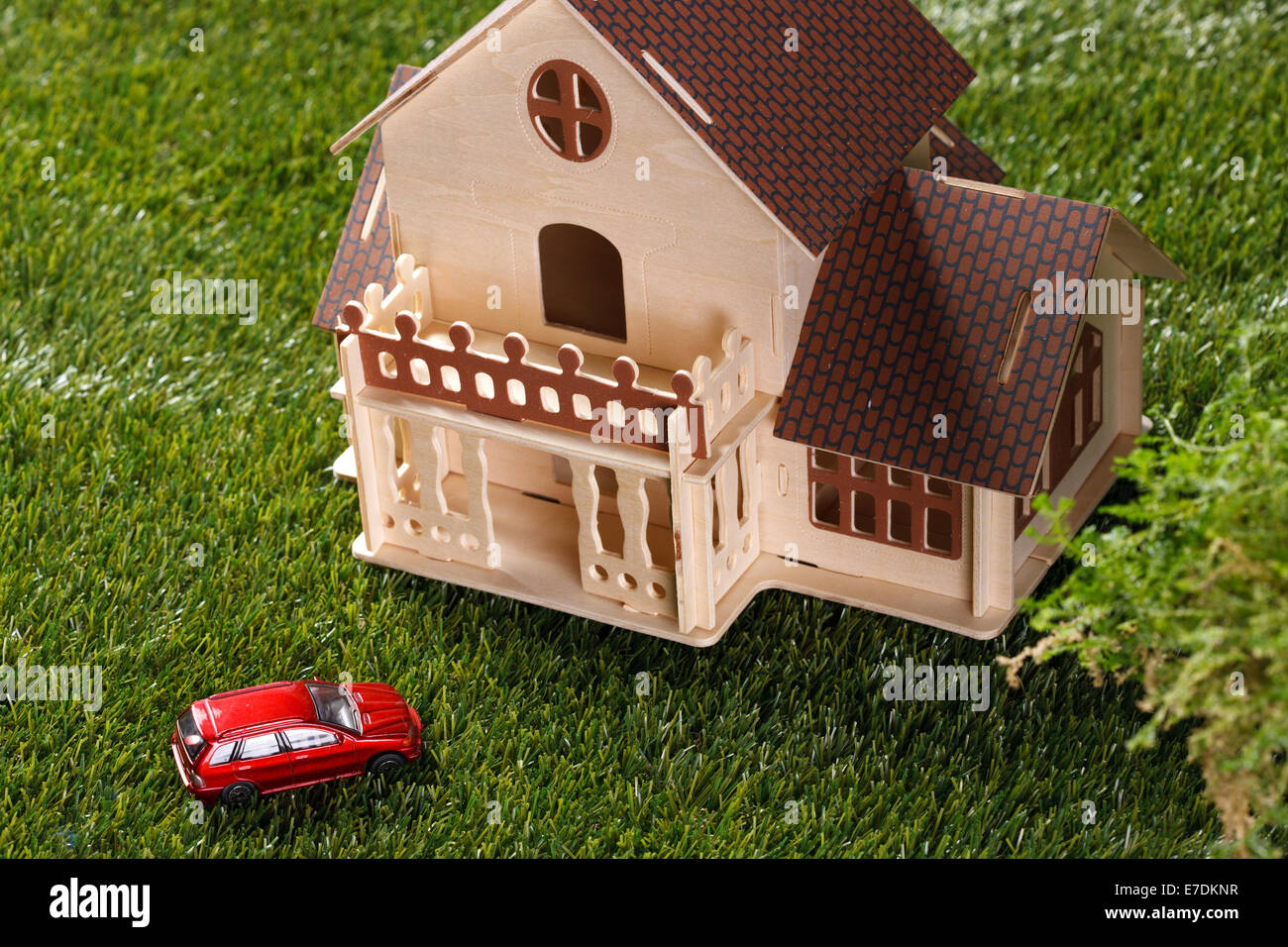 Architectural model and car model Stock Photo - Alamy