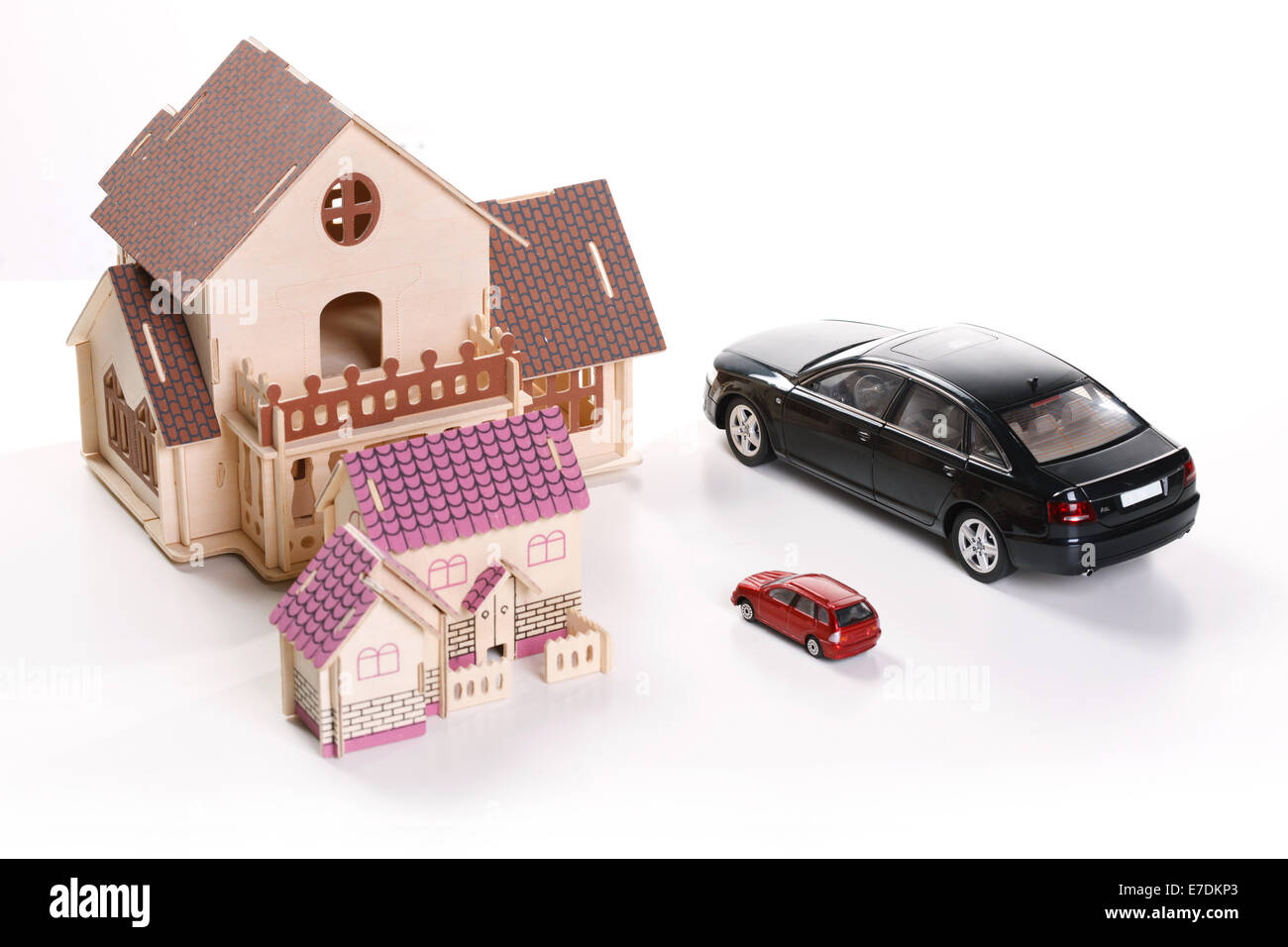 Architectural model and car model Stock Photo - Alamy