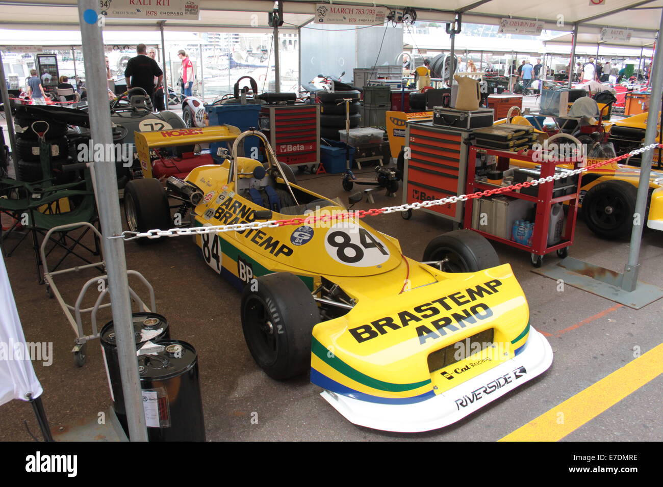 Classic Formula One cars at Monaco 2014 Stock Photo - Alamy