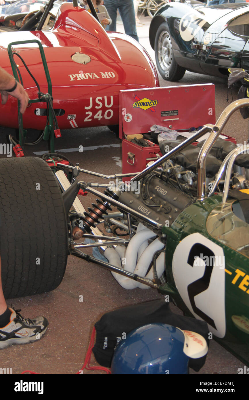 Classic Formula One cars at Monaco 2014 Stock Photo - Alamy