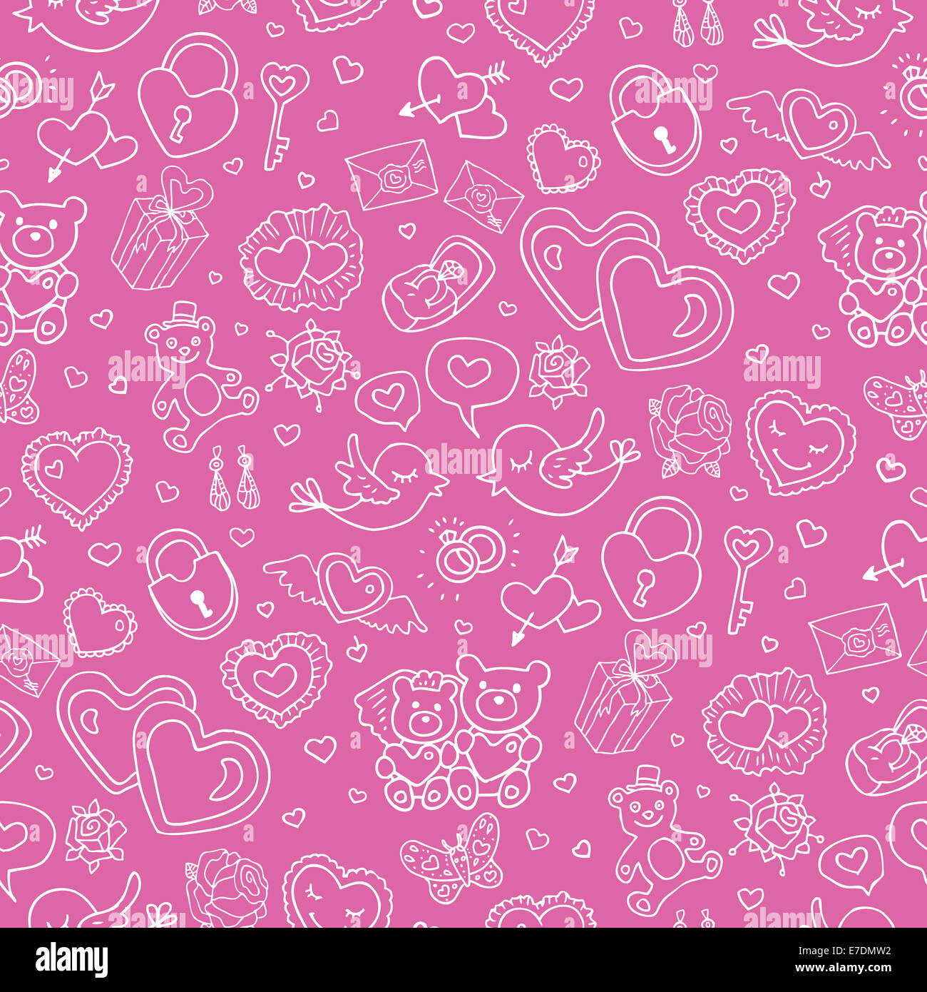 Seamless wedding patterns Stock Photo - Alamy