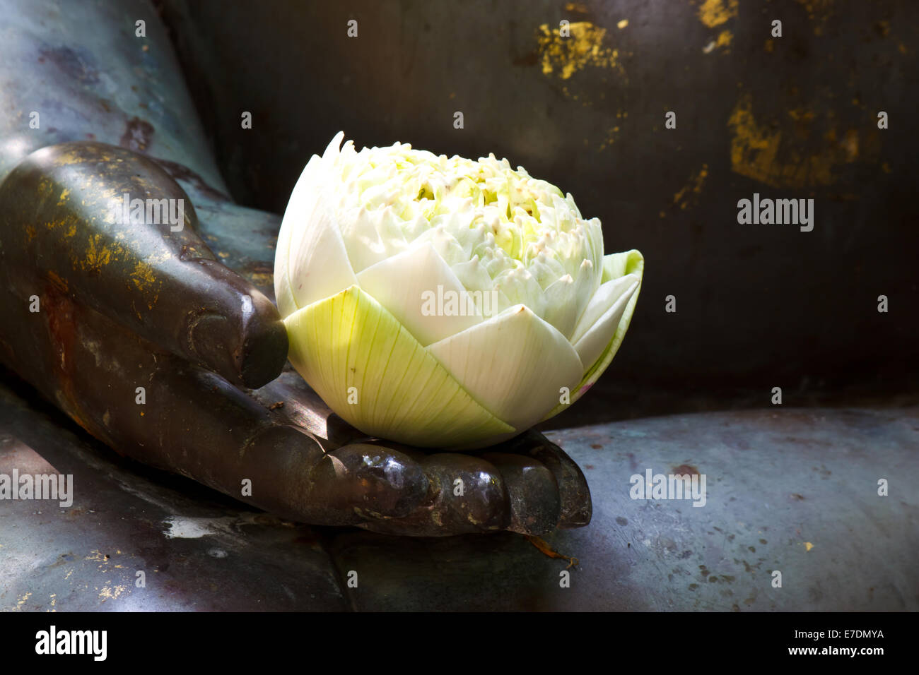 Statue god in hand hi-res stock photography and images - Alamy