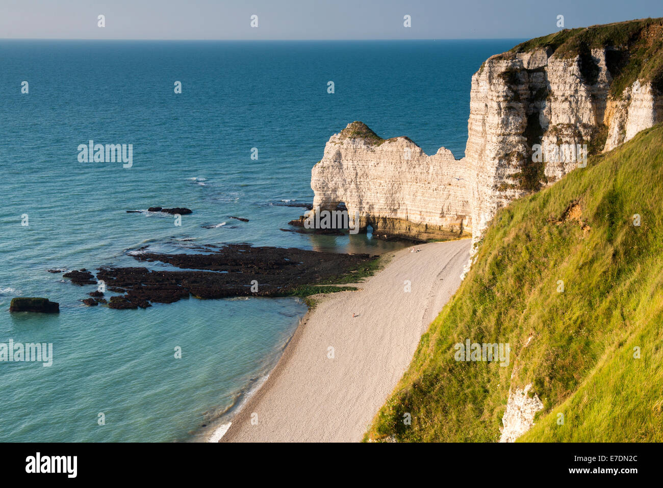 Normandy coastal cliffs view hi-res stock photography and images - Alamy
