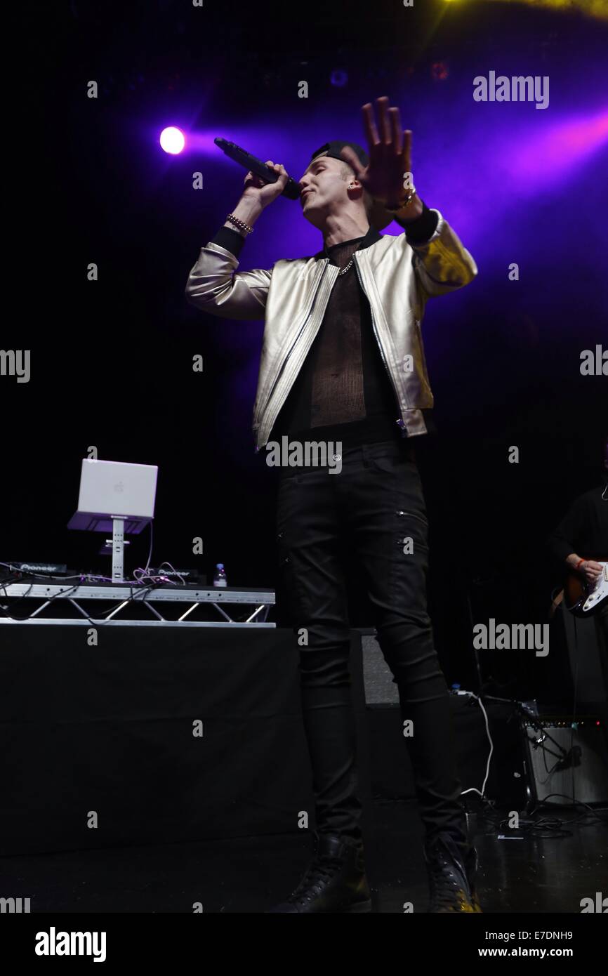 Jordan Morris performing live on stage at Musicalize held at IndigoO2 ...