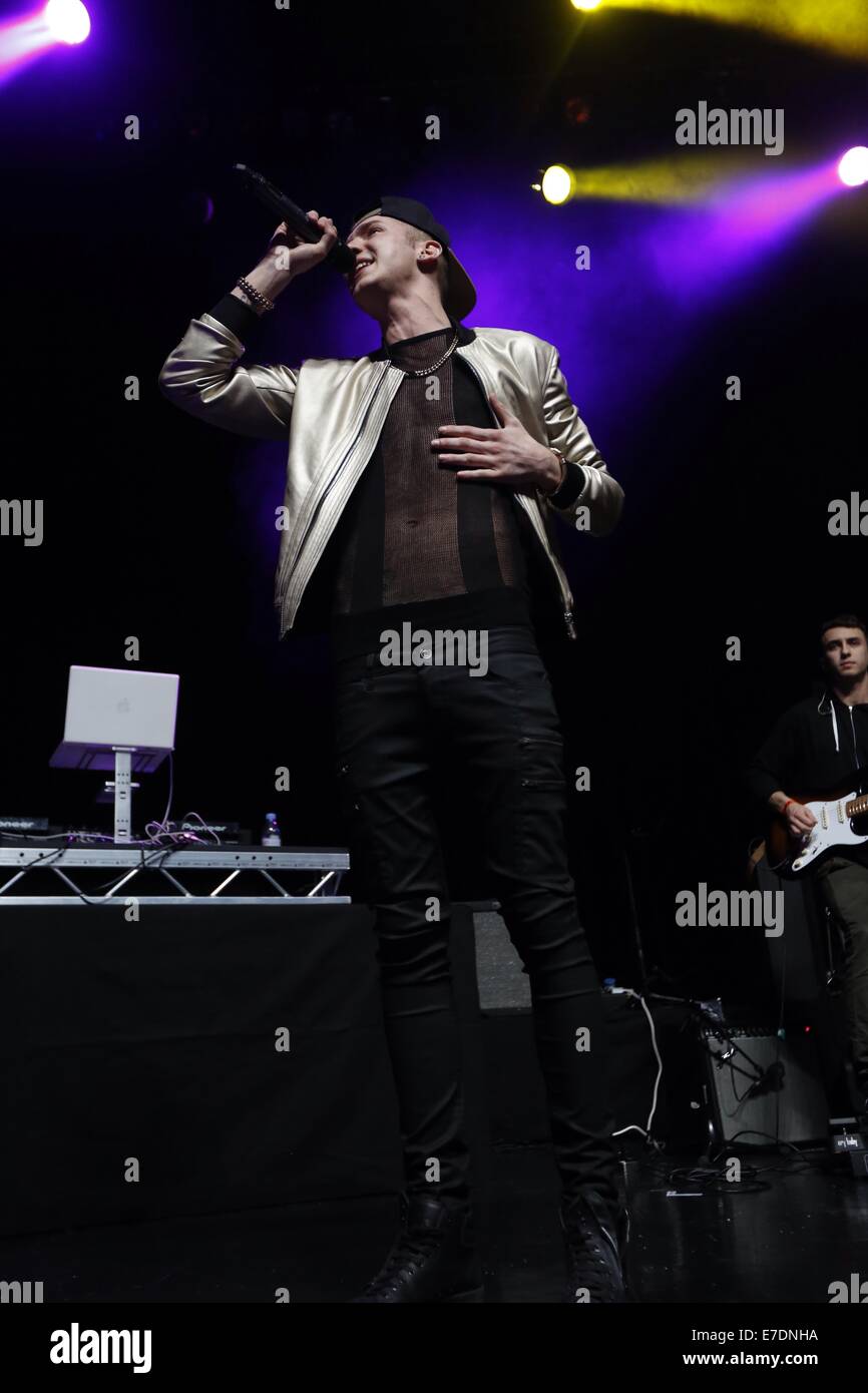 Jordan Morris performing live on stage at Musicalize held at IndigoO2 ...