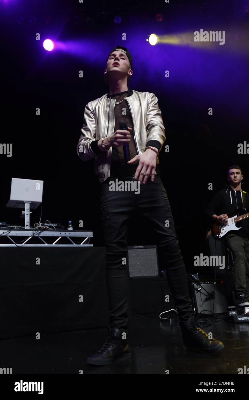 Jordan Morris performing live on stage at Musicalize held at IndigoO2 ...
