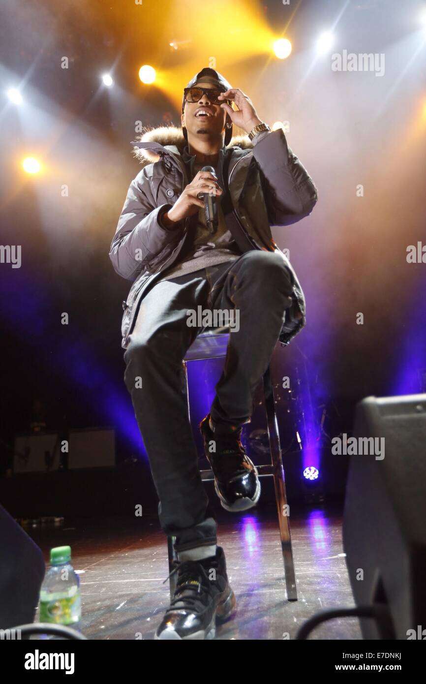 August Alsina performing live on stage at Musicalize held at IndigoO2 ...