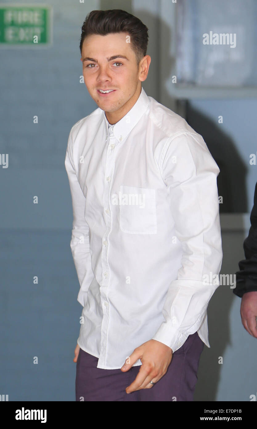 Ray Quinn outside ITV Studios today Featuring: Ray Quinn Where: London ...