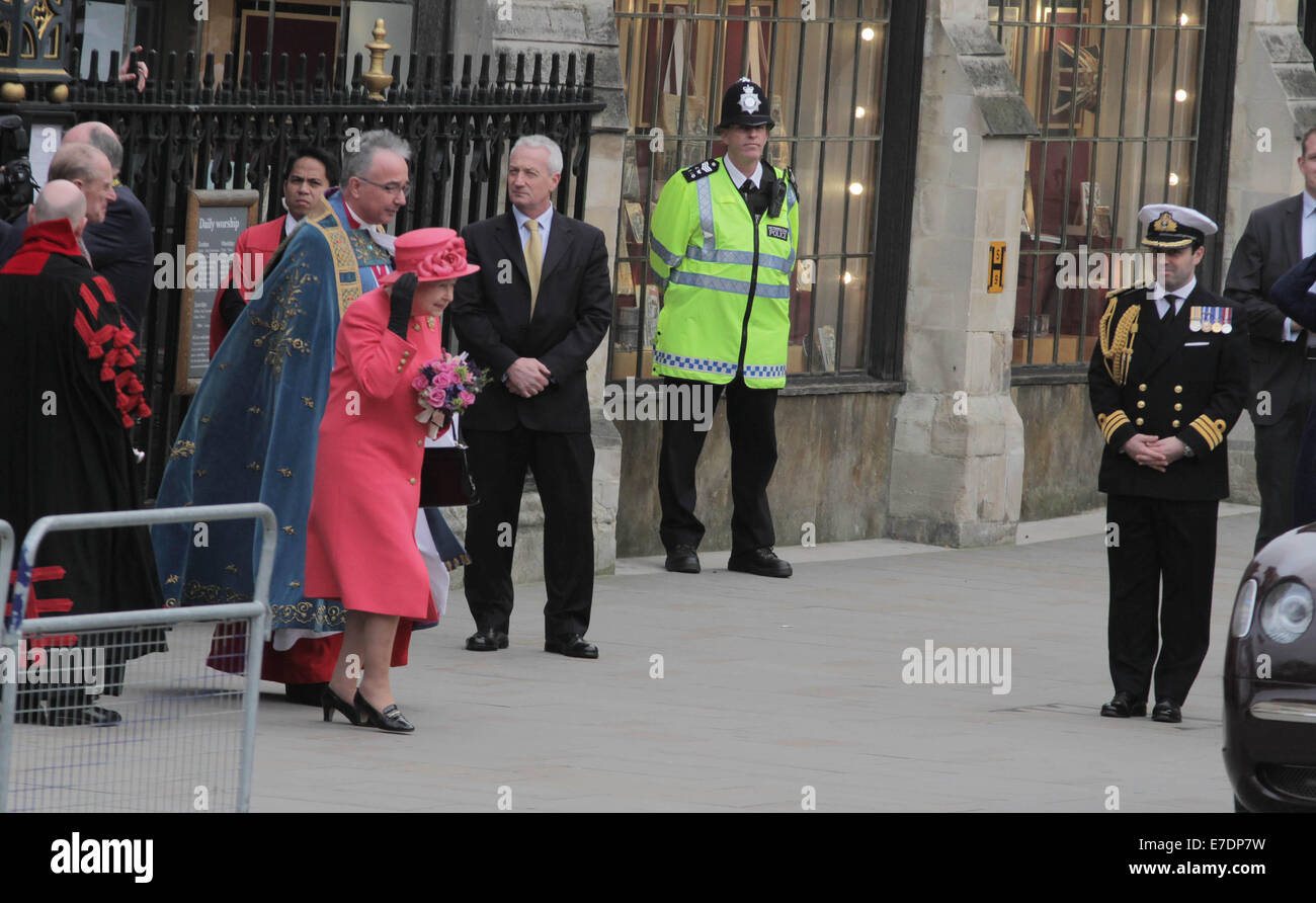 Commonwealth Day Observance service and reception at Westminster Abbey ...