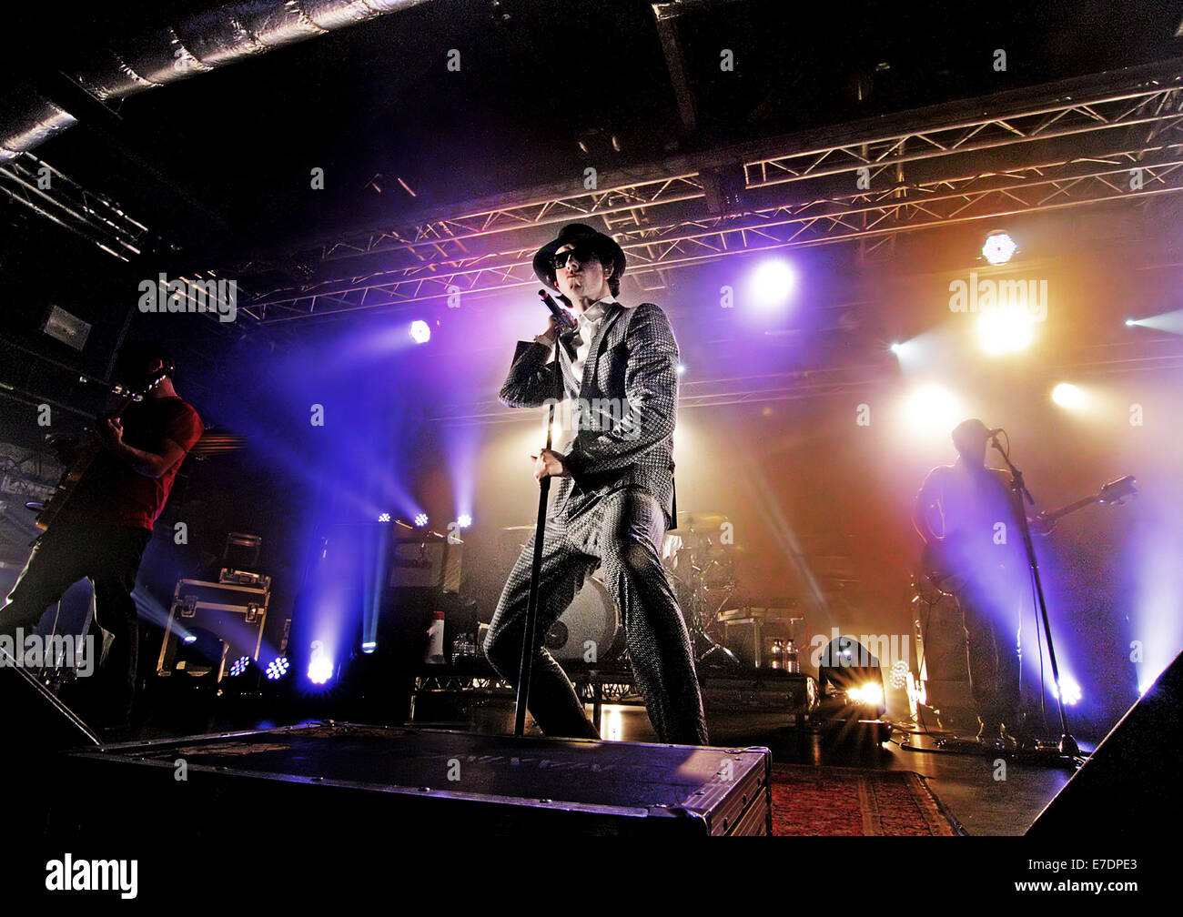 Maximo Park performing live on stage at Liverpool O2 Academy Featuring ...