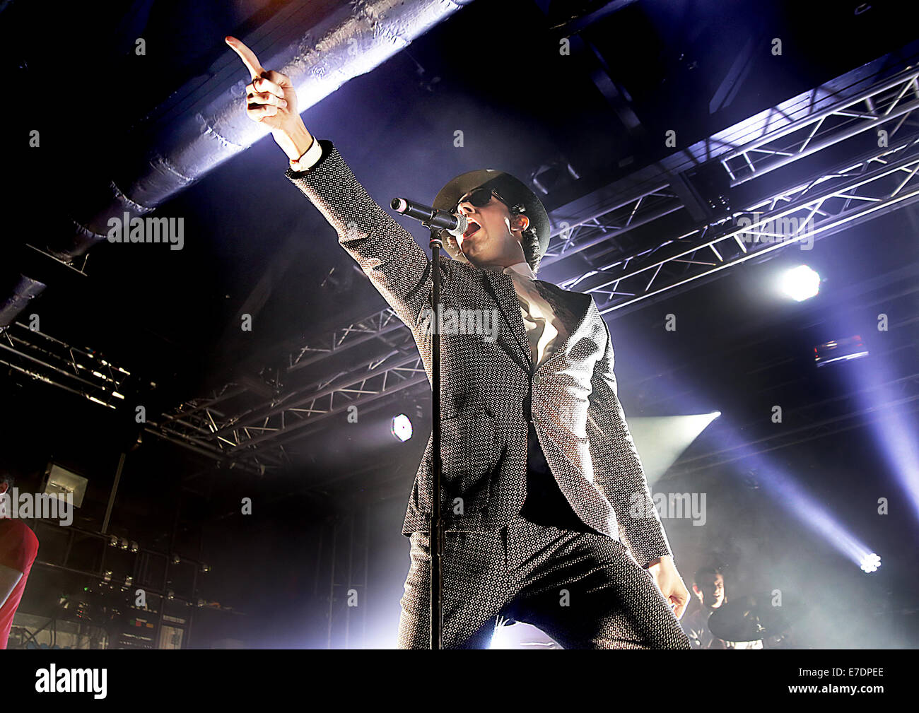 Maximo Park performing live on stage at Liverpool O2 Academy Featuring ...