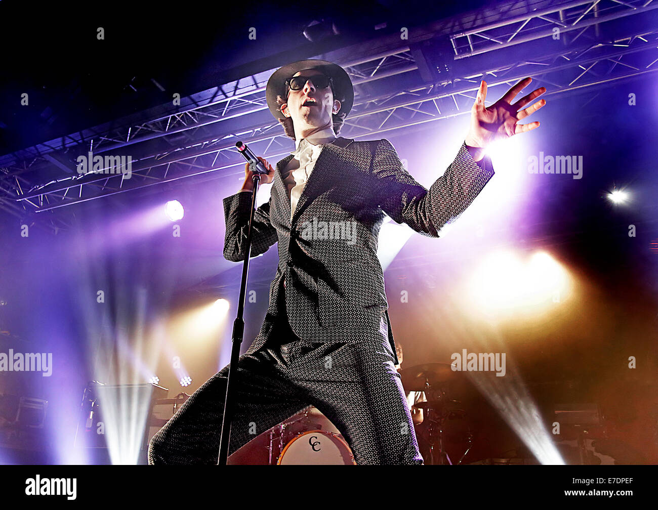 Maximo Park performing live on stage at Liverpool O2 Academy Featuring ...