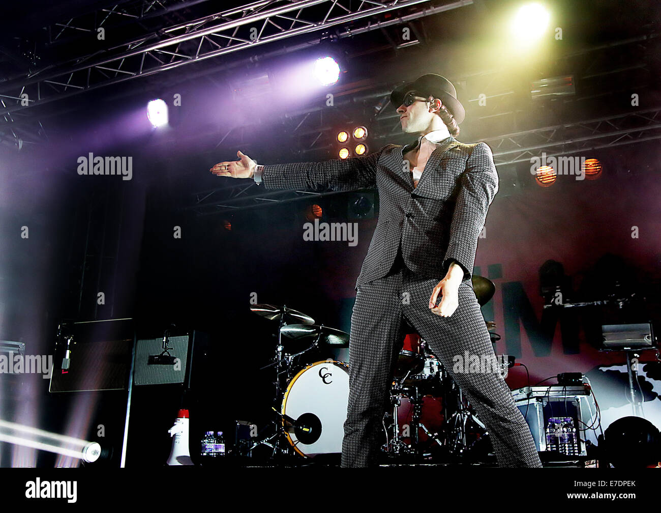 Maximo Park performing live on stage at Liverpool O2 Academy Featuring ...