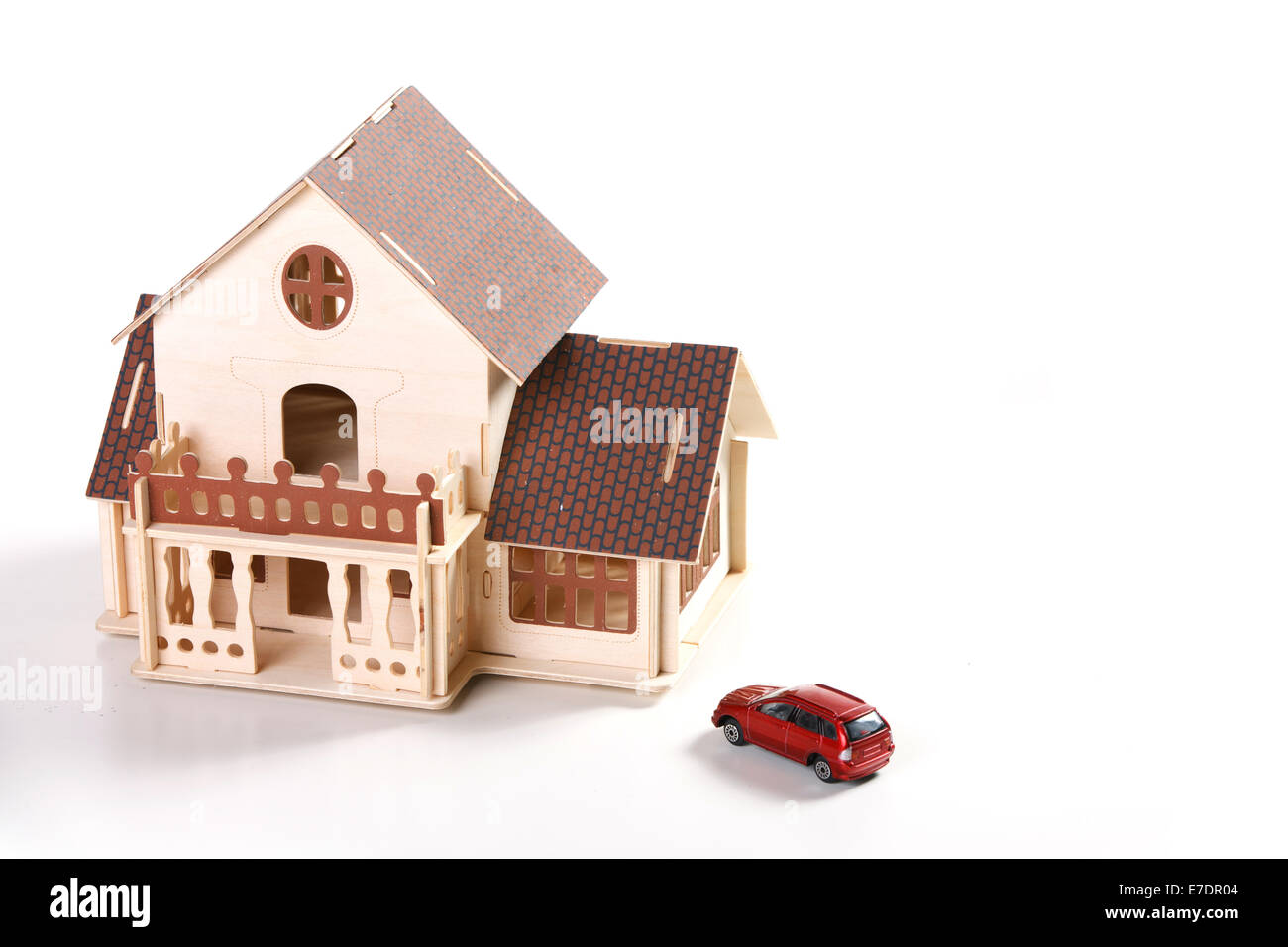 Architectural model and car model Stock Photo - Alamy