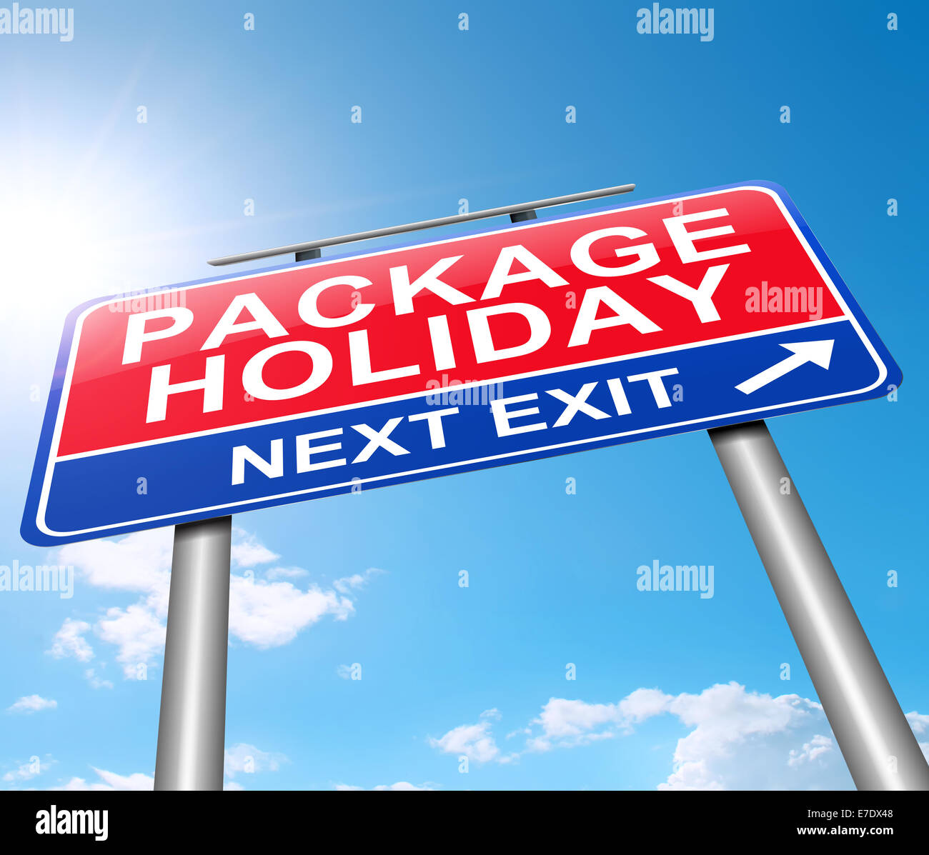 Package holiday concept Stock Photo - Alamy
