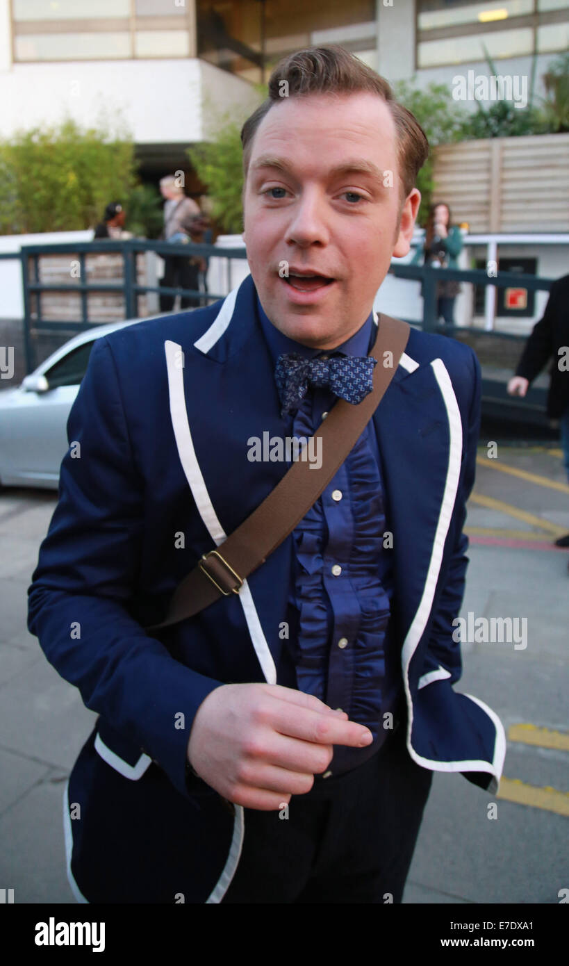 Celebrities outside the ITV studios. Featuring: Rufus Hound Where ...