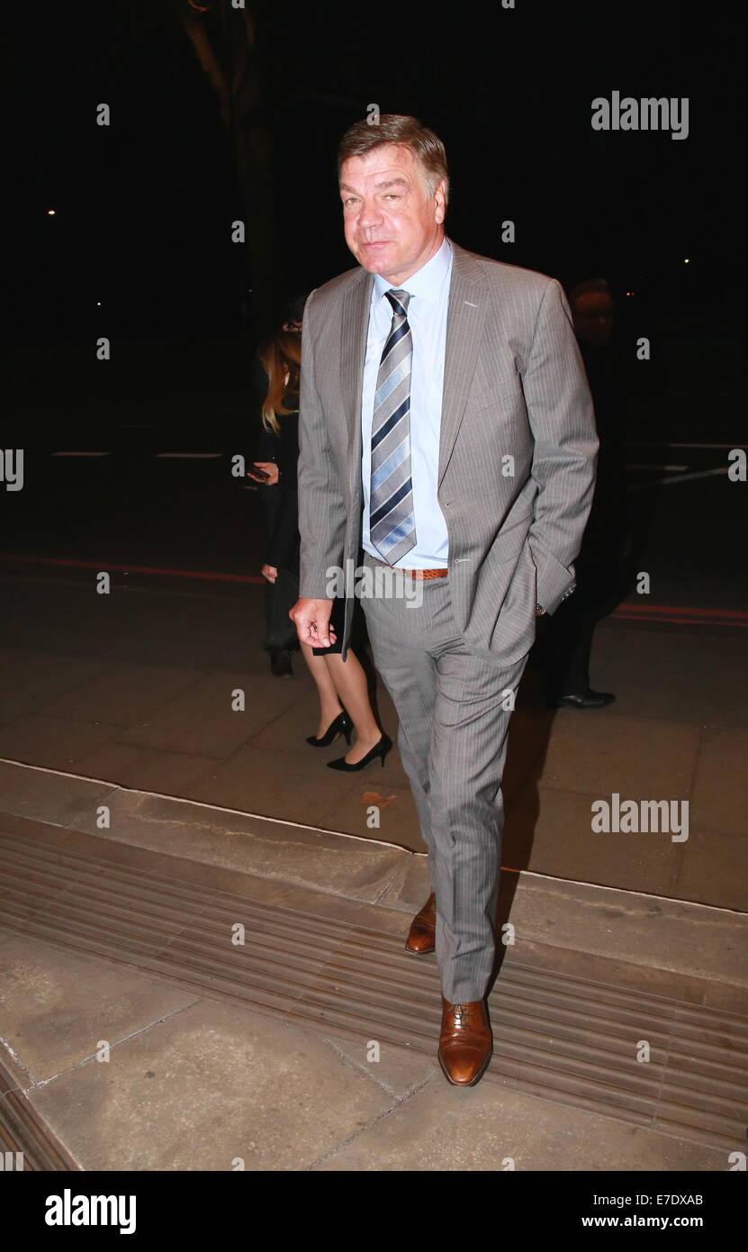 West Ham boss Sam Allardyce arriving at Grosvenor House Featuring ...