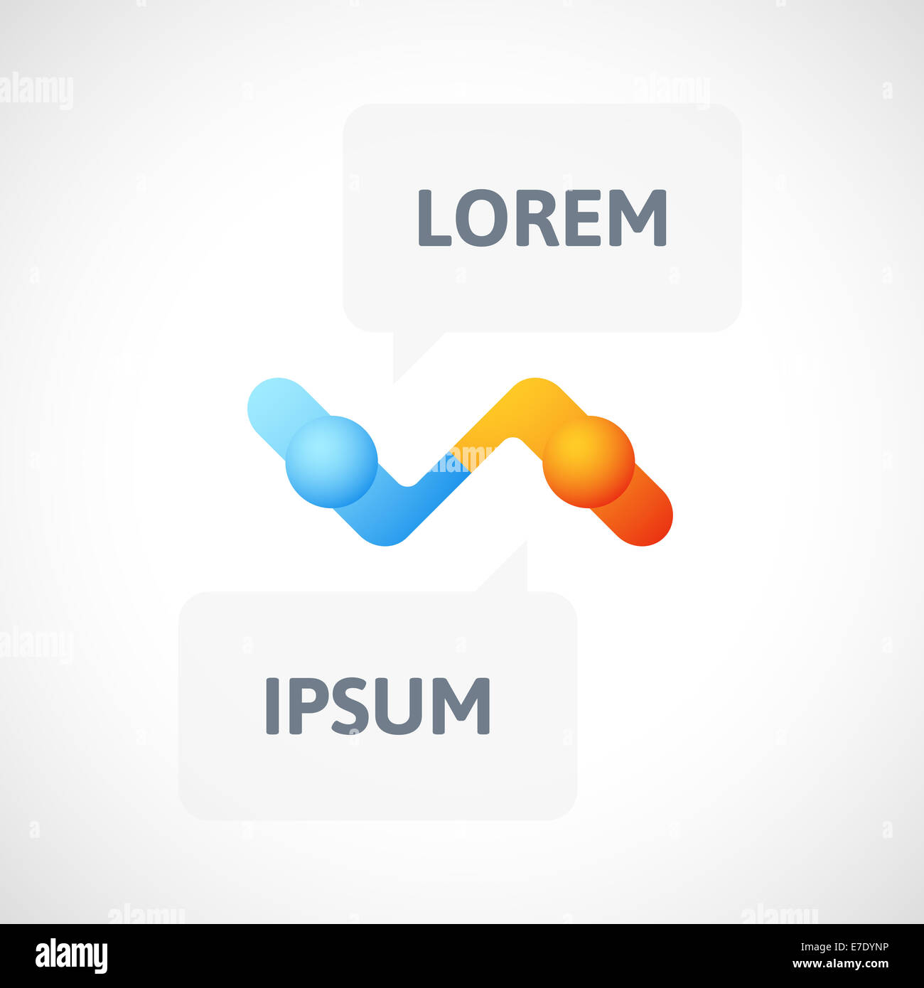 Handshake abstract logo vector design hi-res stock photography and ...