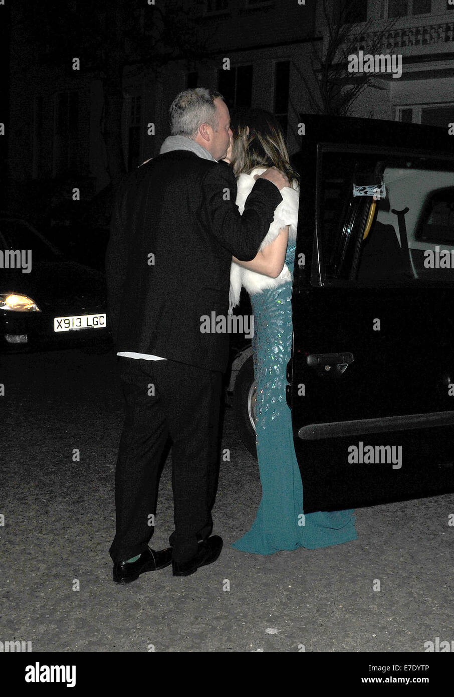 Elizabeth Hurley leaves Claridges hotel with photographer David Yarrow ...
