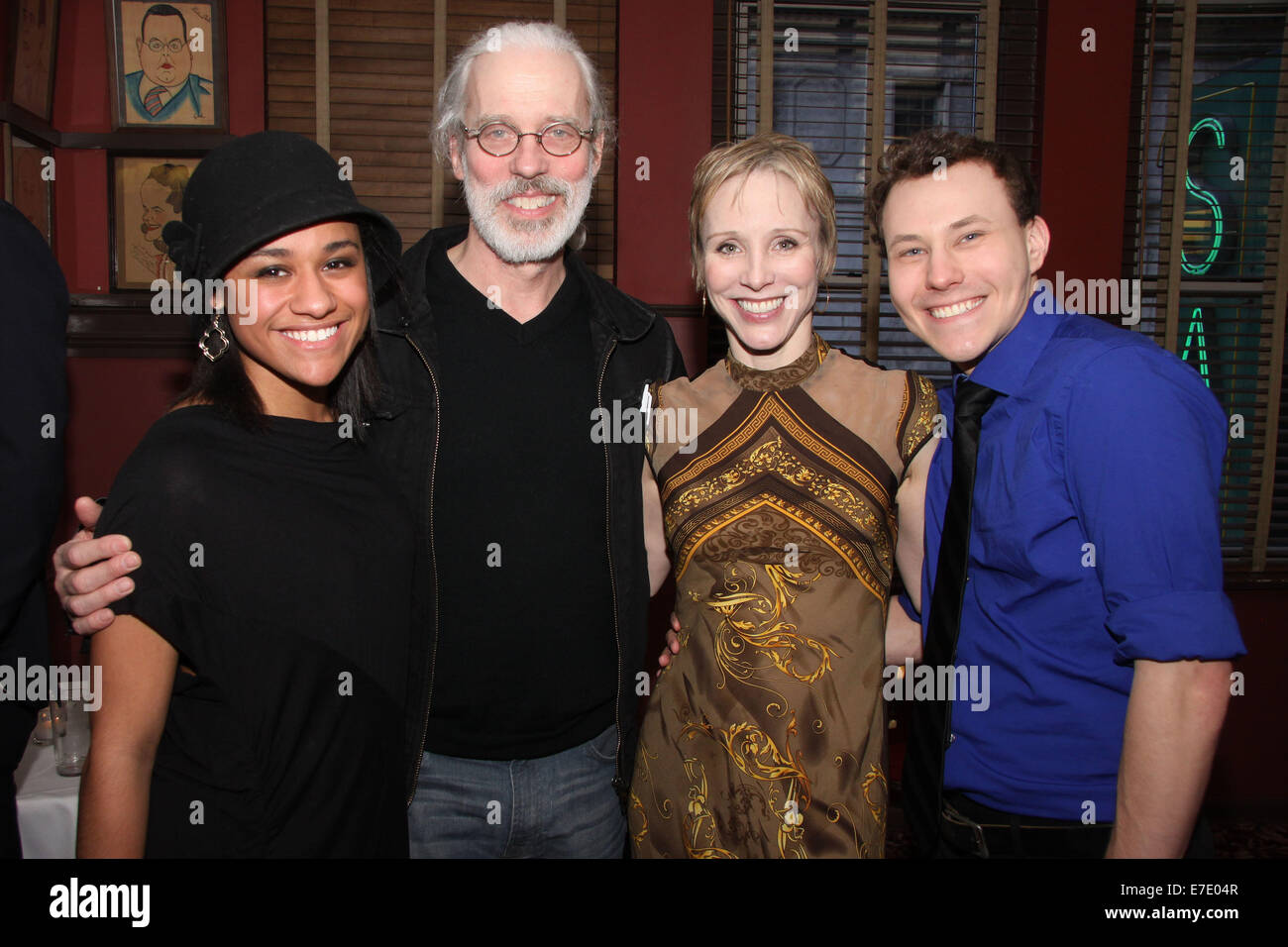 The stars of Broadway's Pippin receive their portraits at Sardi's ...