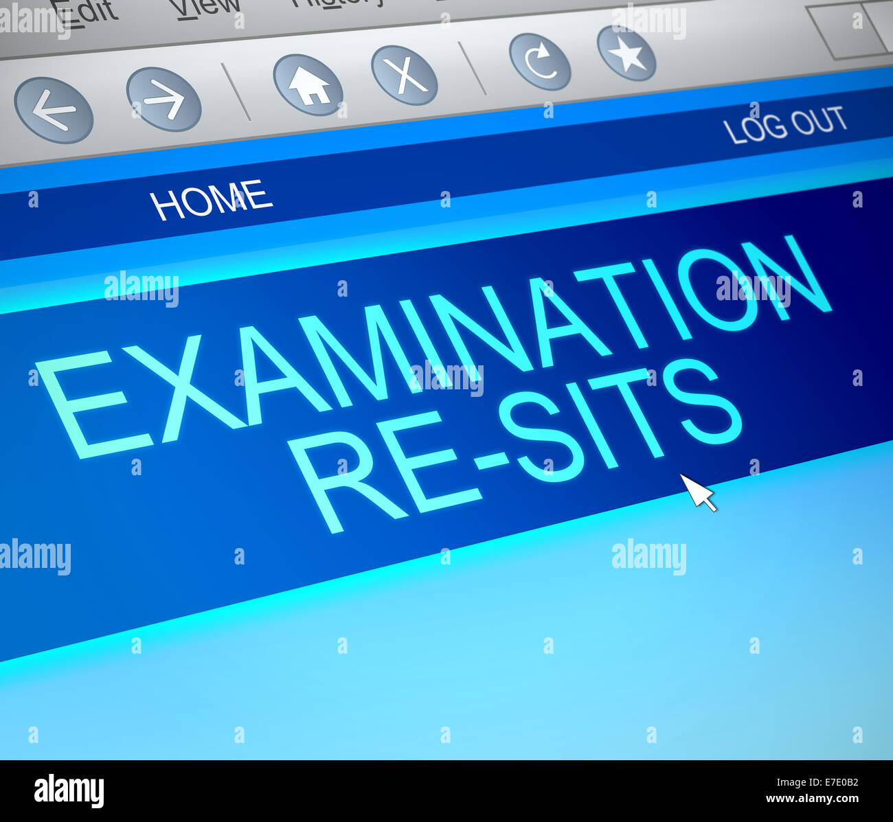 Exam re-sit concept Stock Photo - Alamy