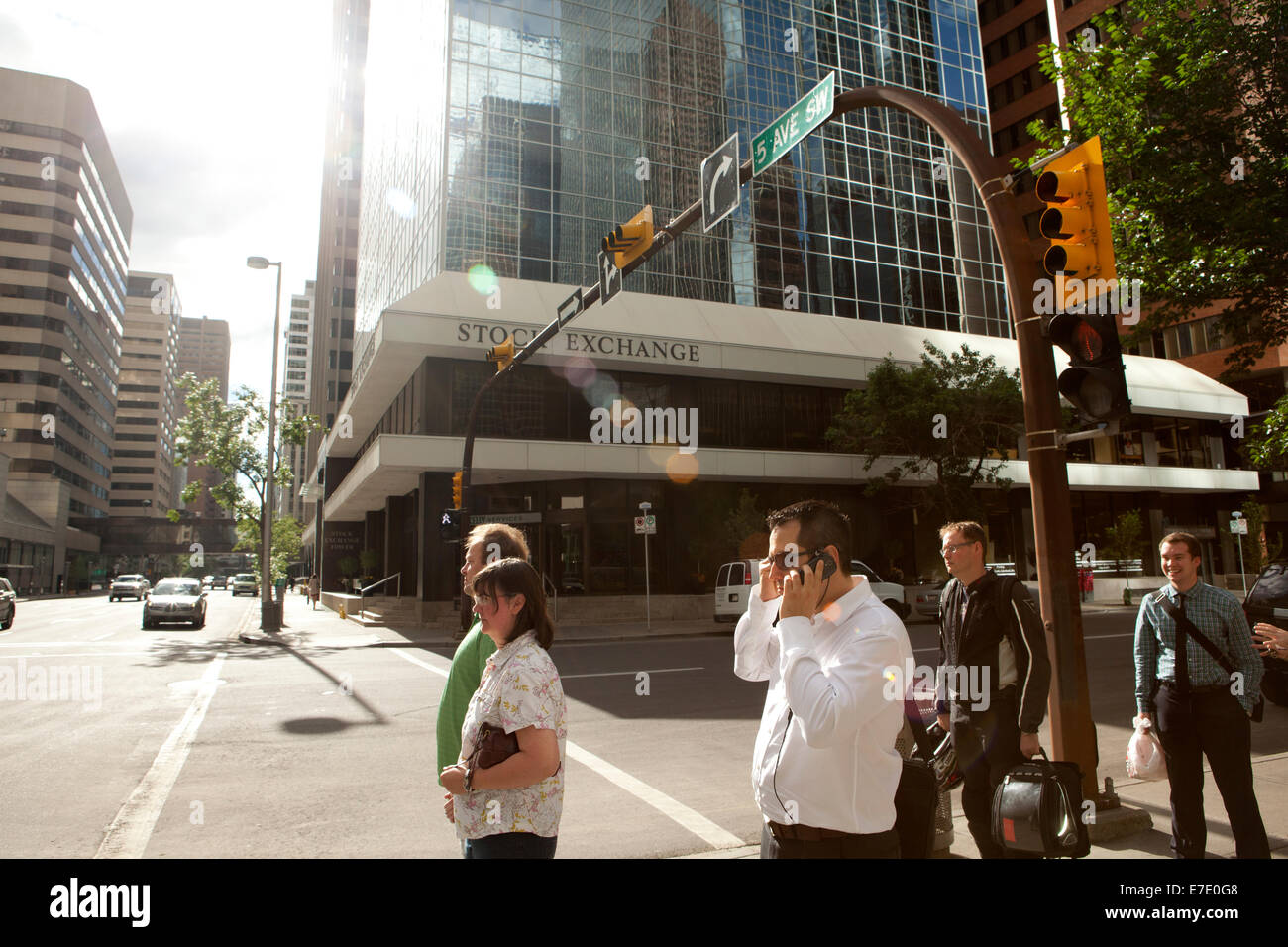 Calgary street scene hi-res stock photography and images - Alamy