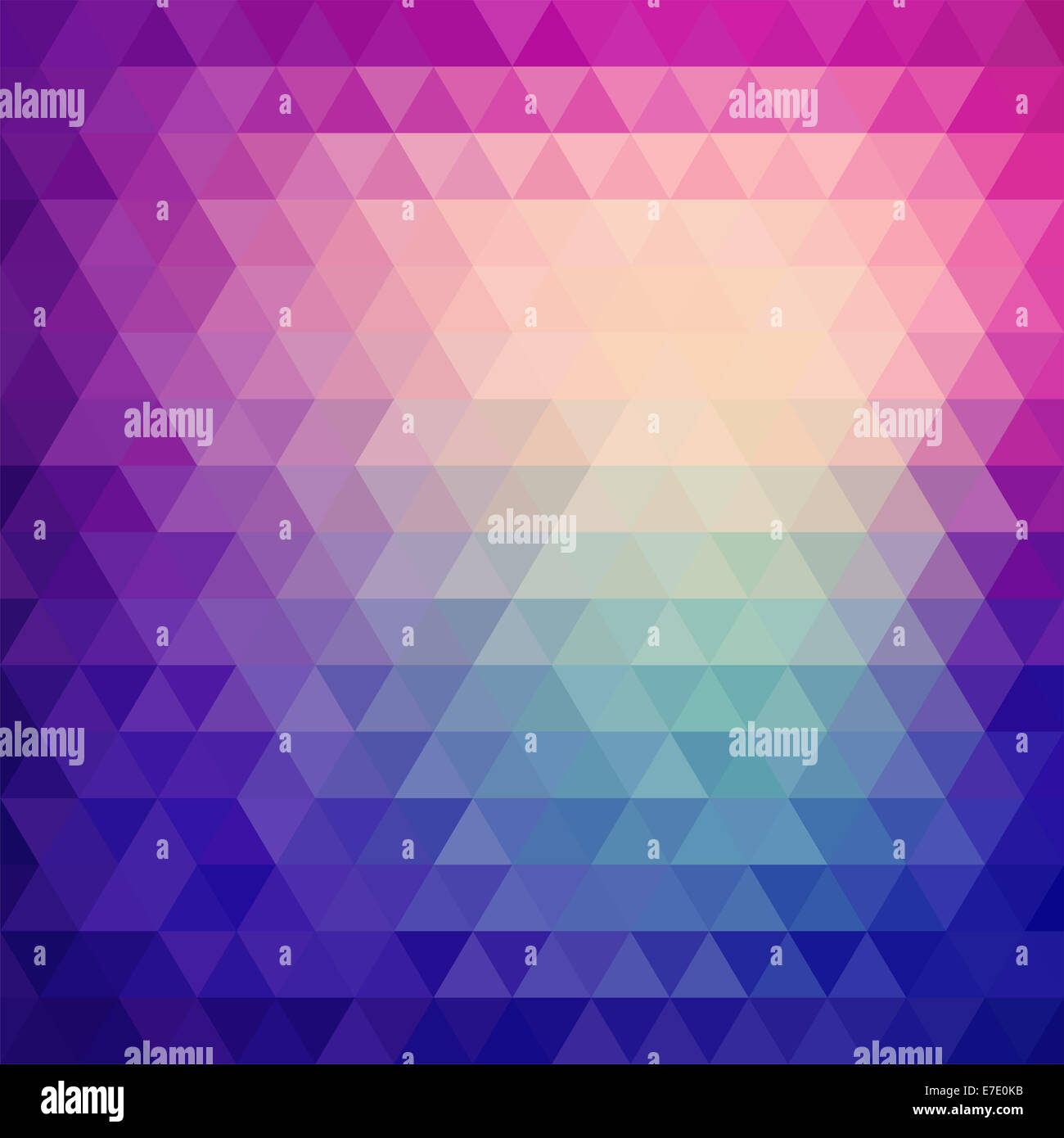 Retro mosaic pattern of geometric triangle shapes Stock Photo - Alamy