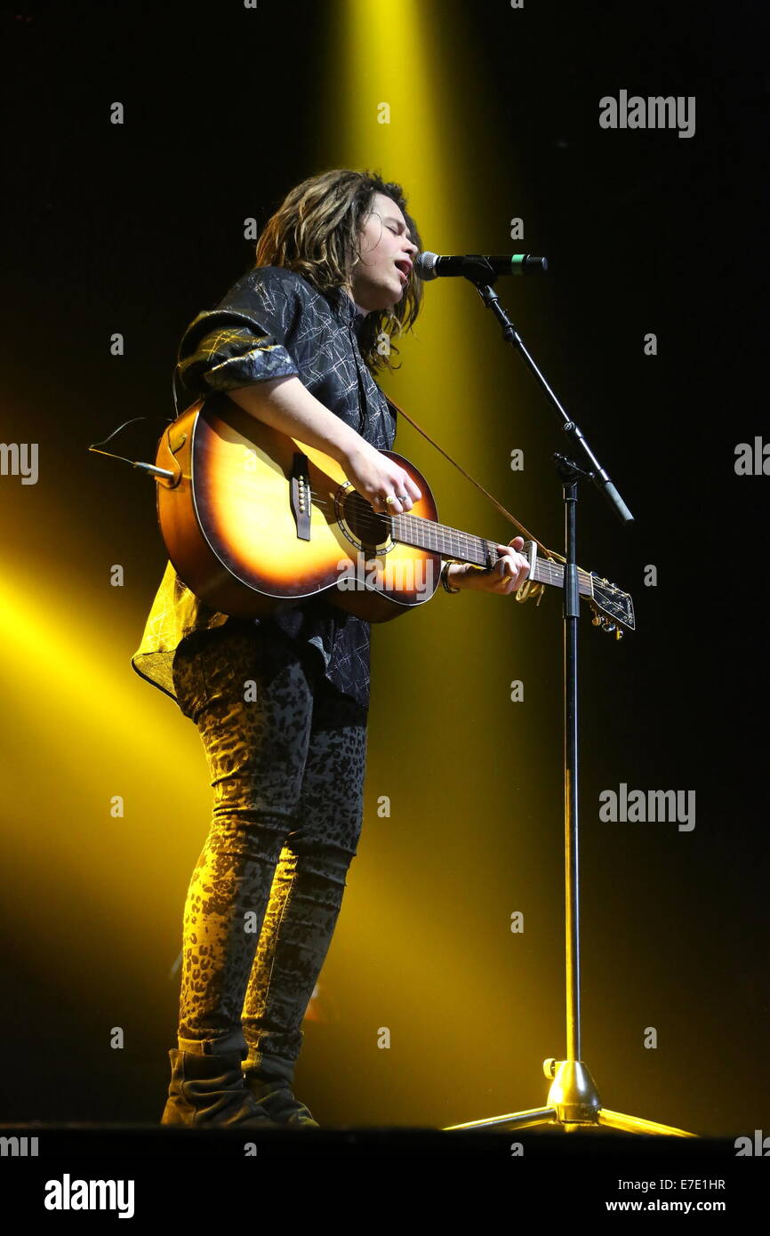 X Factor tour at the ECHO Arena in Liverpool Featuring: Luke Friend ...