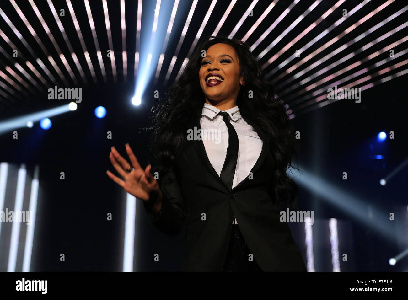 X Factor tour at the ECHO Arena in Liverpool Featuring: Hannah Barratt ...