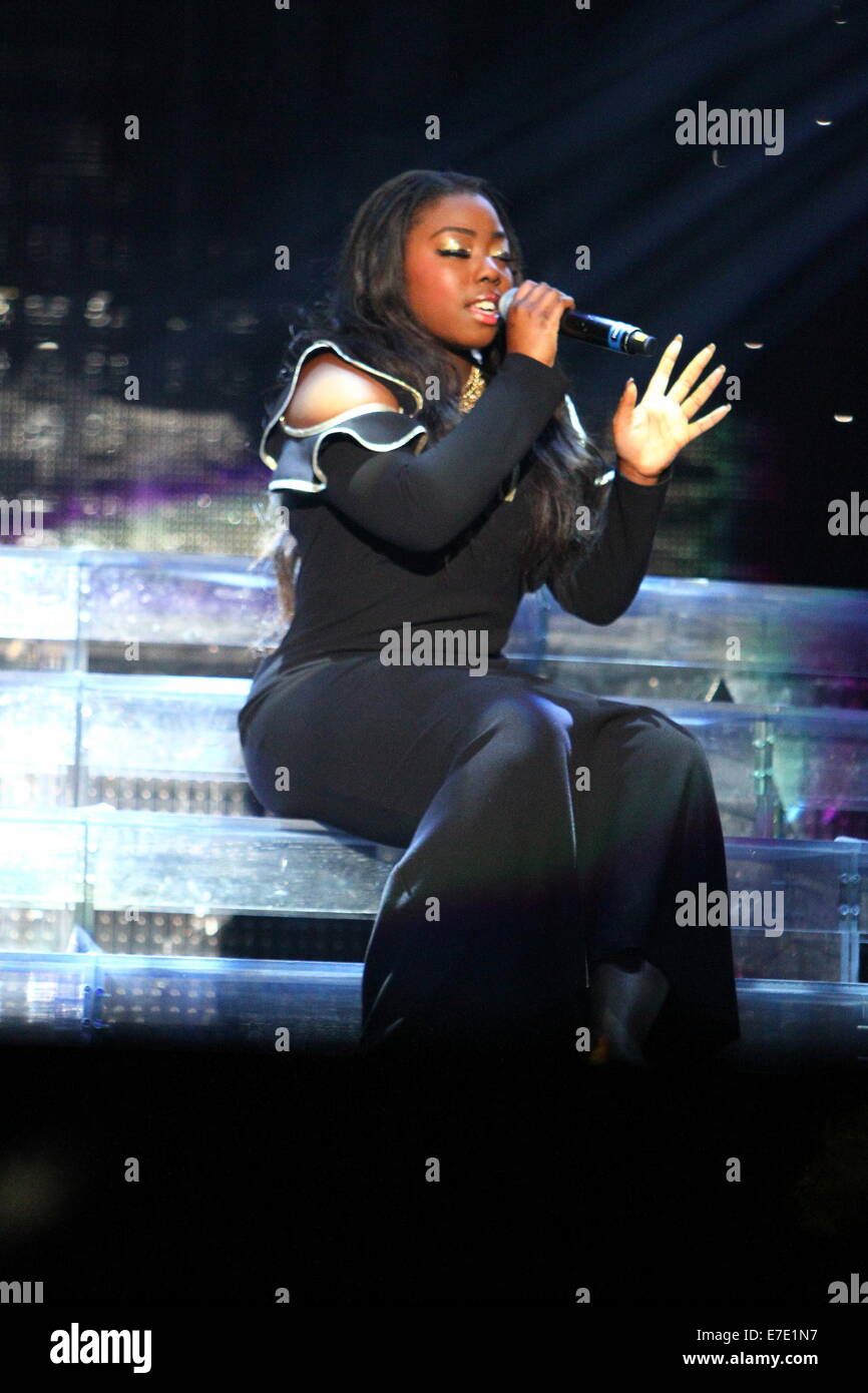 X Factor tour at the ECHO Arena in Liverpool Featuring: Hannah Barratt ...